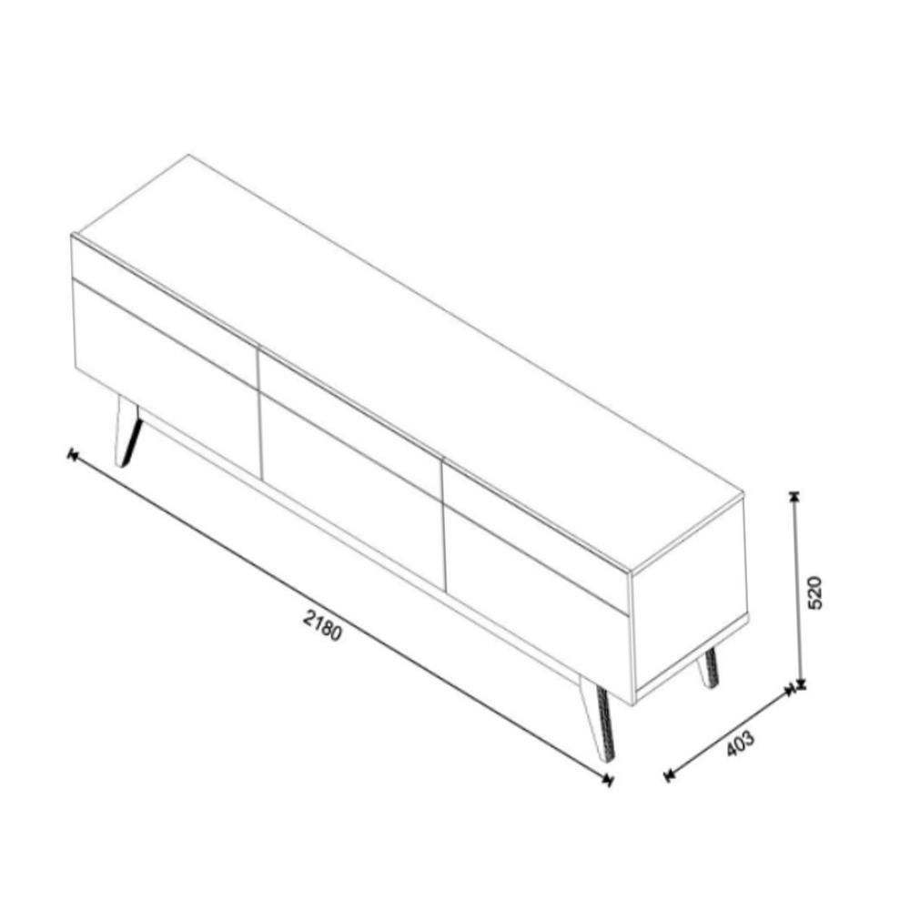 Rack Classic 3G - Branco Acetinado - Camicado